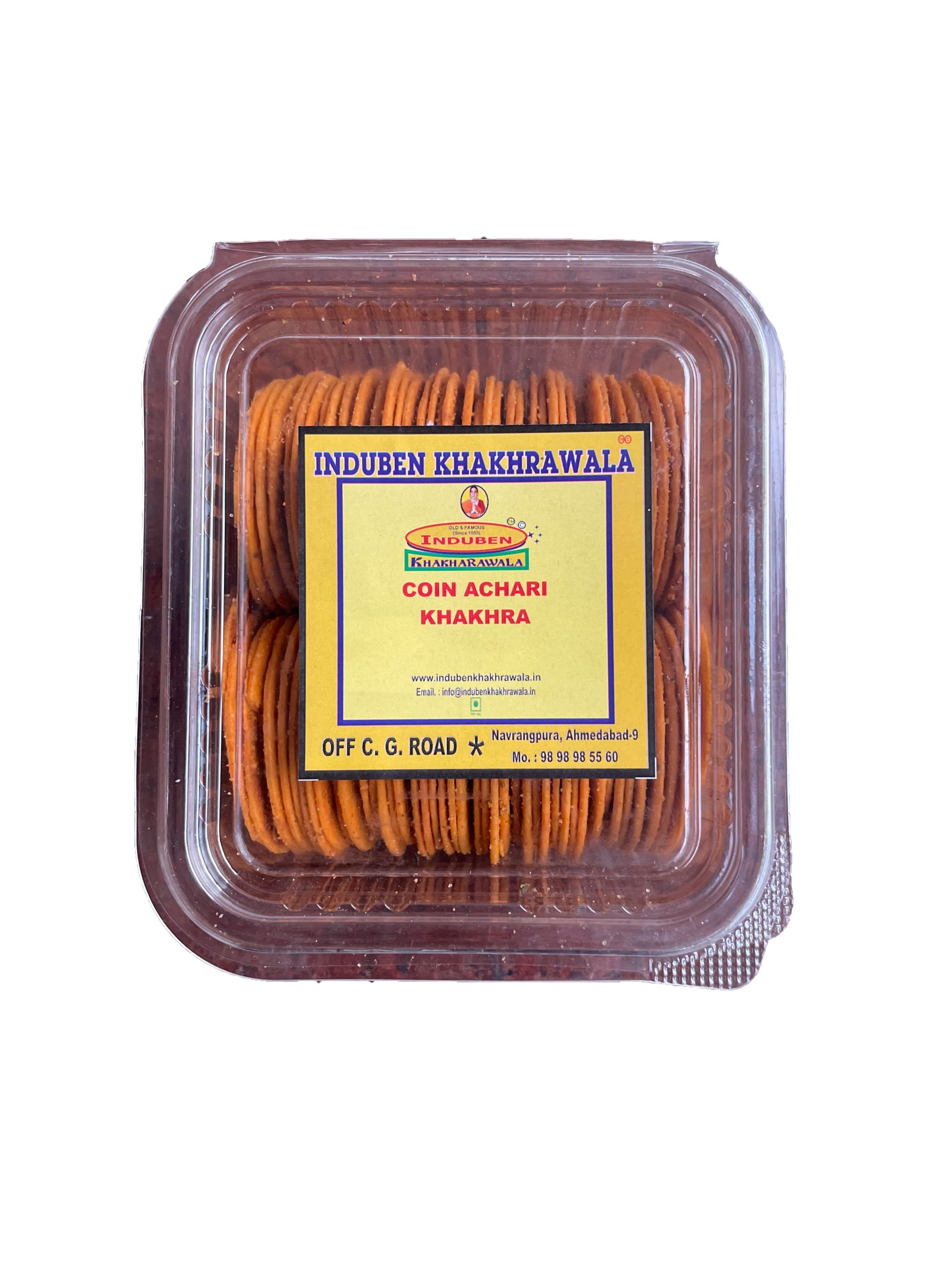 COIN ACHARI KHAKHRA – Induben